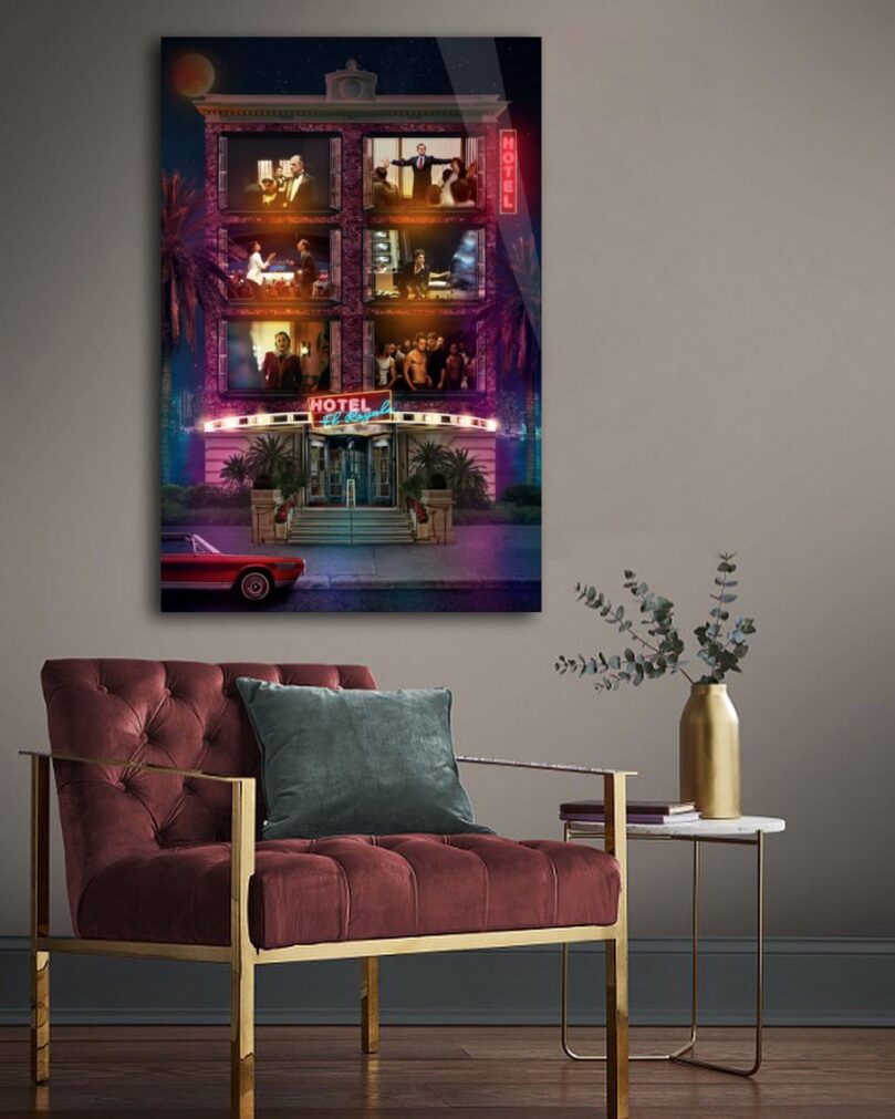 Glamor Wall Art I Celebrity Hotel El Royale
